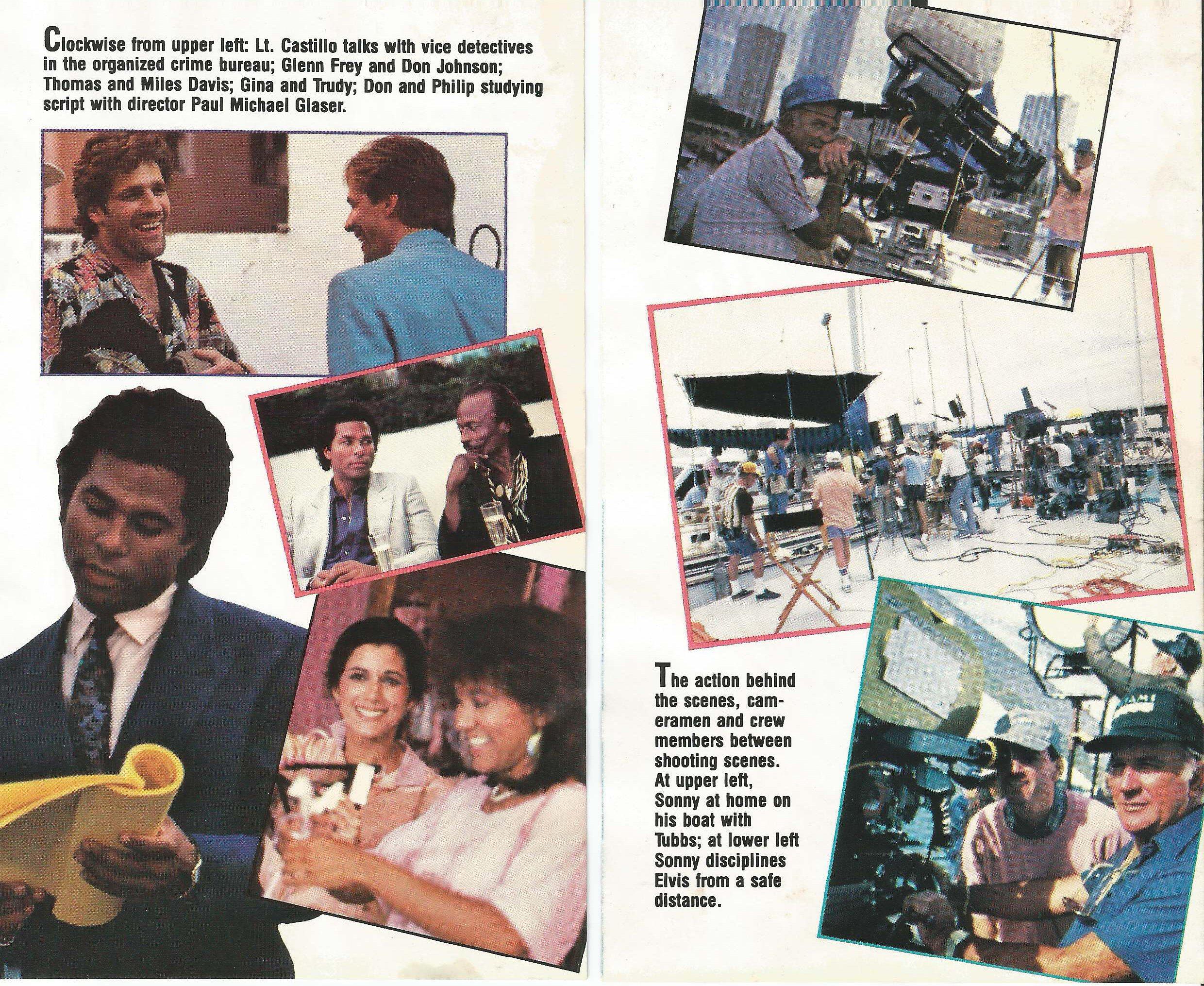 Pictures from the paperback 'Making of Miami Vice' - Miami Vice In Any ...