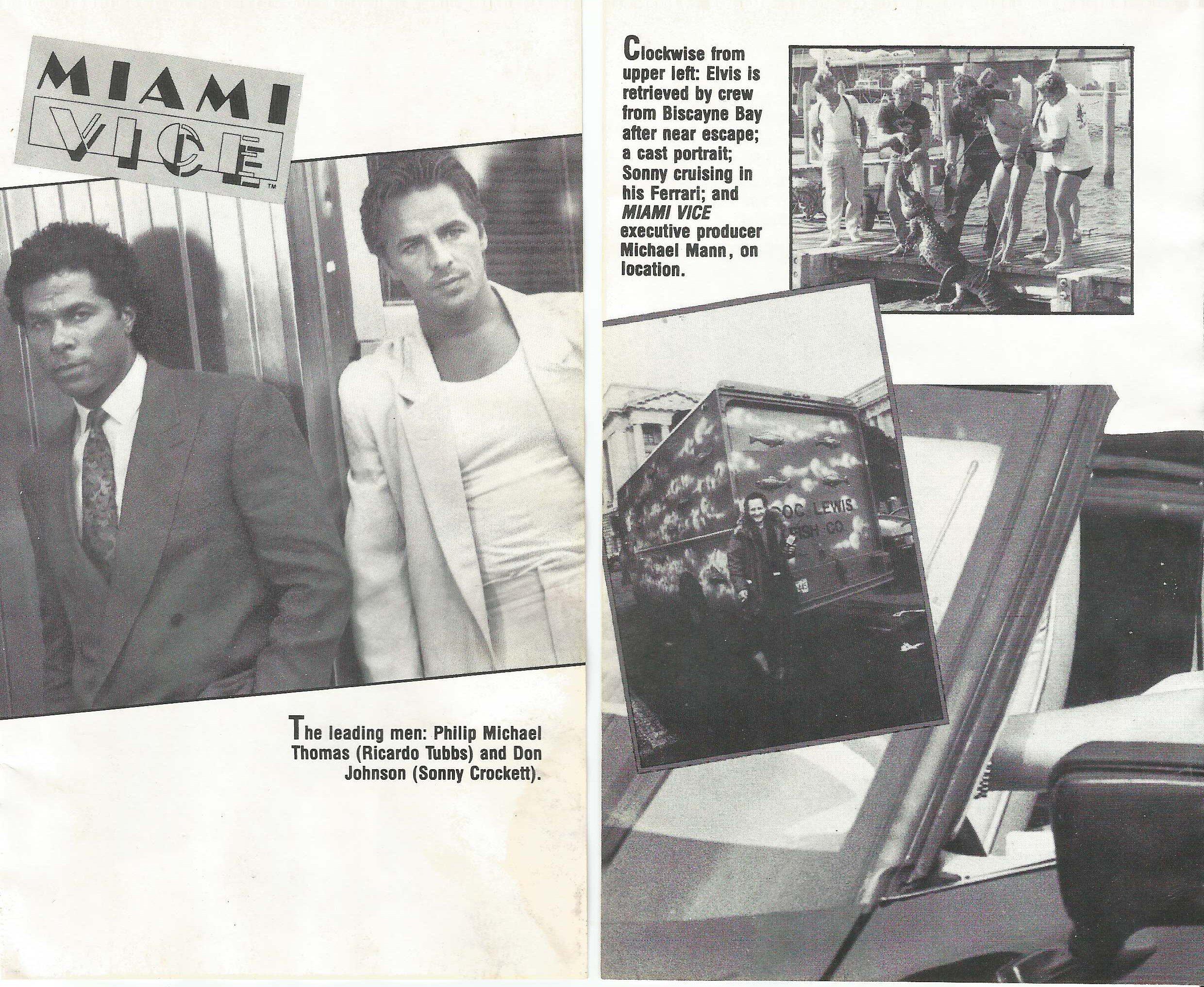 Pictures from the paperback 'Making of Miami Vice' - Miami Vice In Any ...