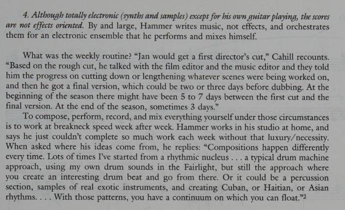 (SCANS) Jan Hammer - On The Track : A Guide To Contemporary Film ...